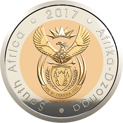 R5, South Africa, 2017, Bimetallic - Commemorative